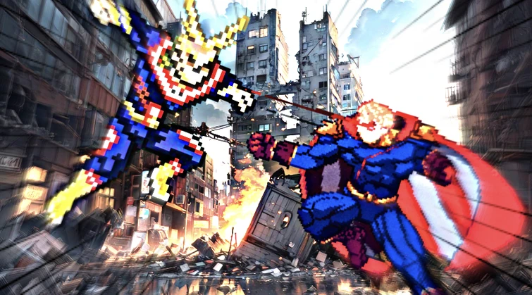 Just got done creating a sprite for Homelander vs All Might let me know ...