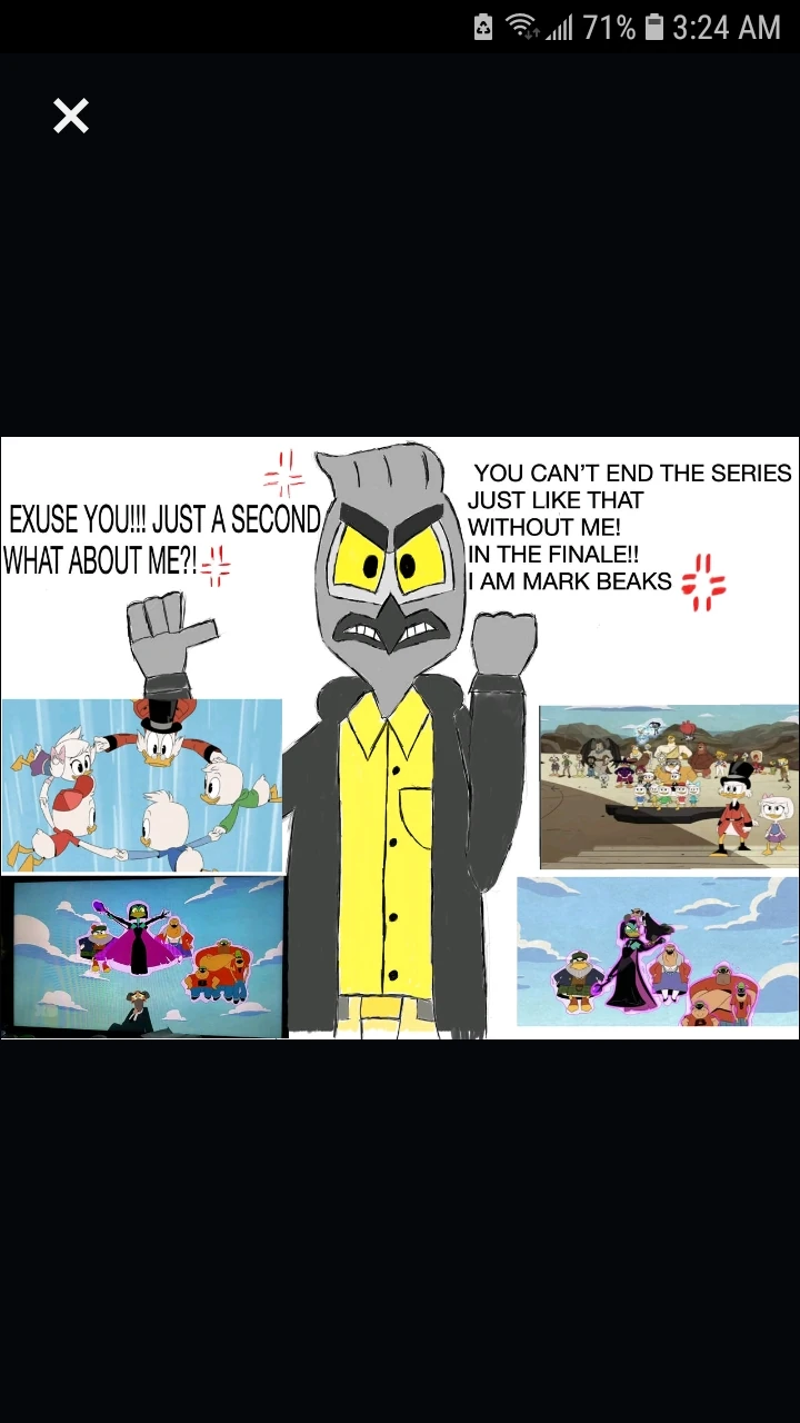 Mark Beaks is getting really Angry because he didn't make it to the ...