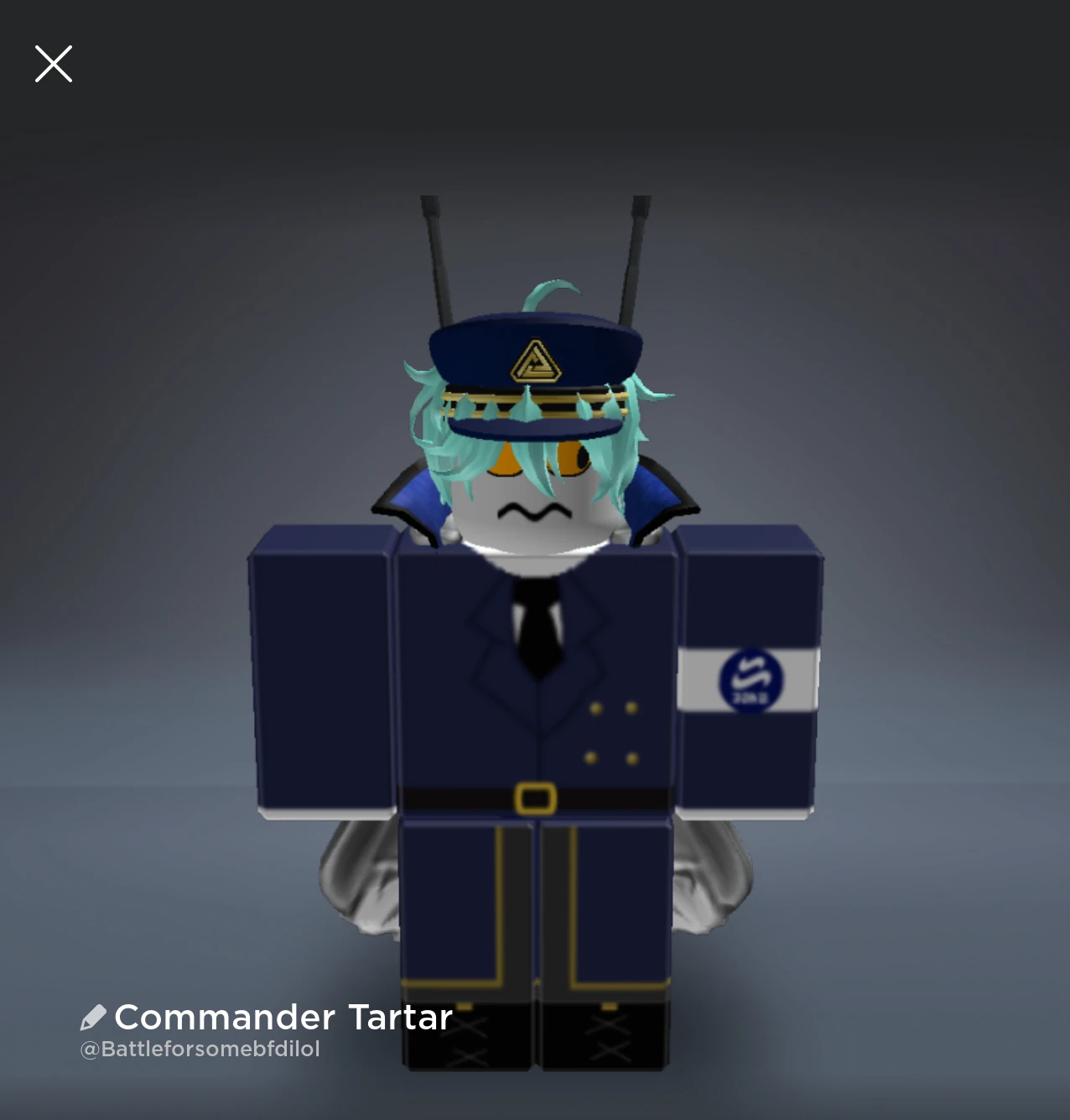Cosplaying as commander Tartar in roblox for sum reason | Fandom