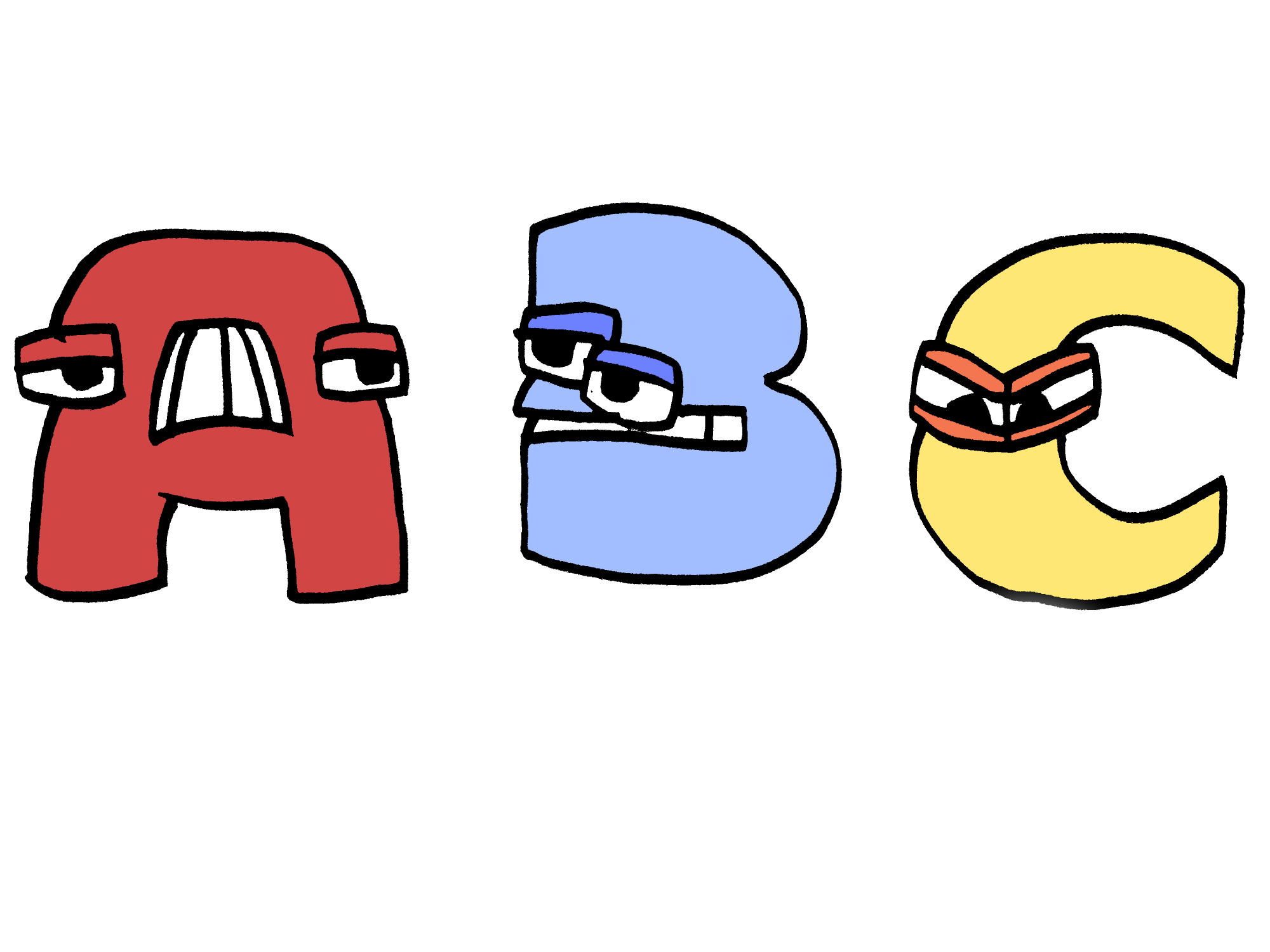 My drawing of ABC | Fandom