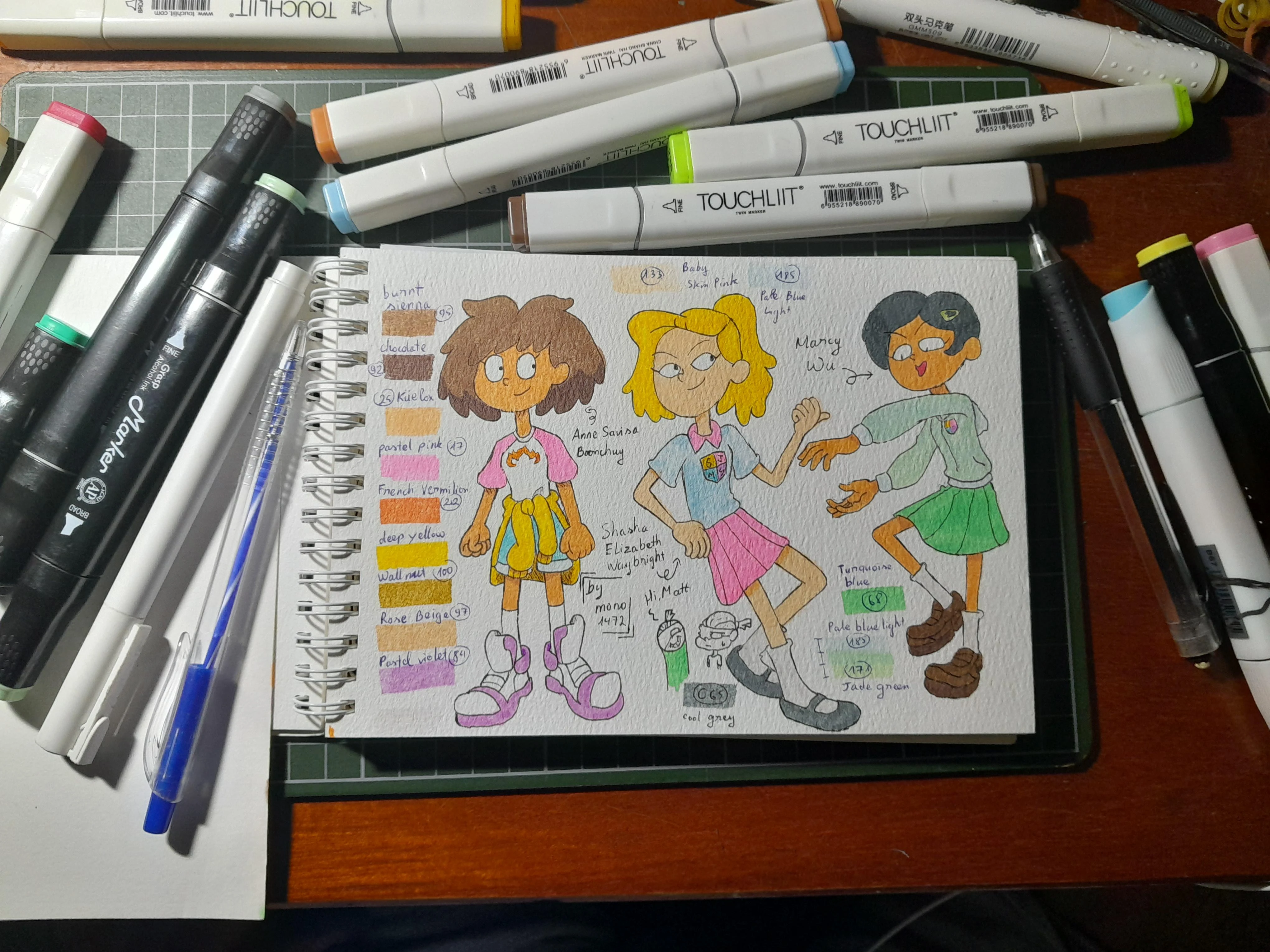 Some reddit fan art of the 3 human gals | Fandom