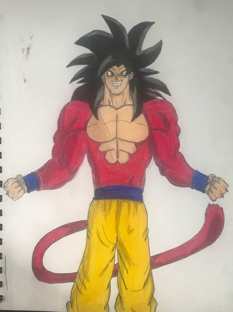 Skinny and swoll super saiyan 4 | Fandom