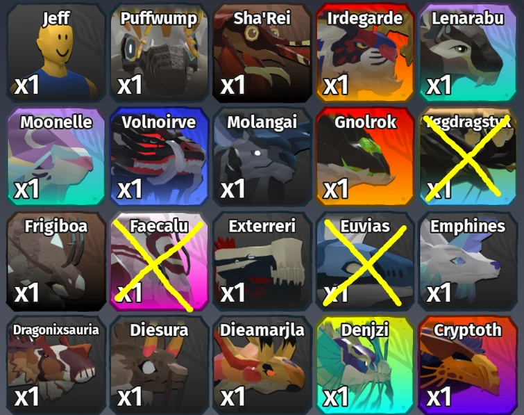 entire inventory giveaway!!!!111 (195 creatures+plushies+tokens ...