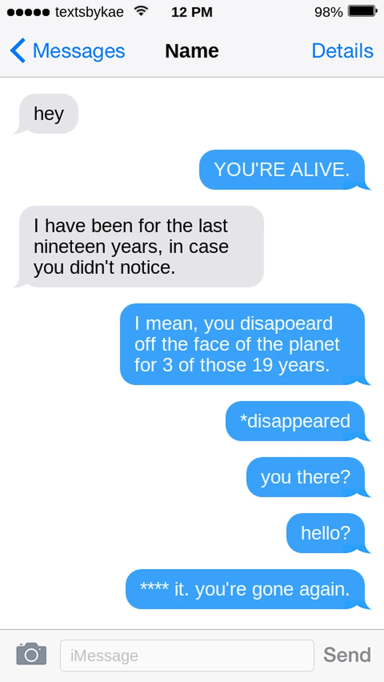 just a bunch of text-message stories | Fandom