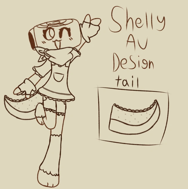 Hehe shelly design wip | Fandom