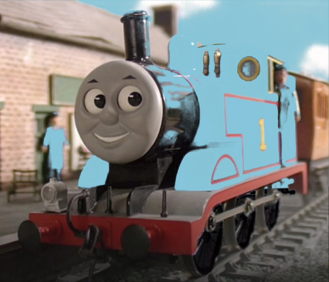Season 3 Thomas with light blue paint and black wheels | Fandom