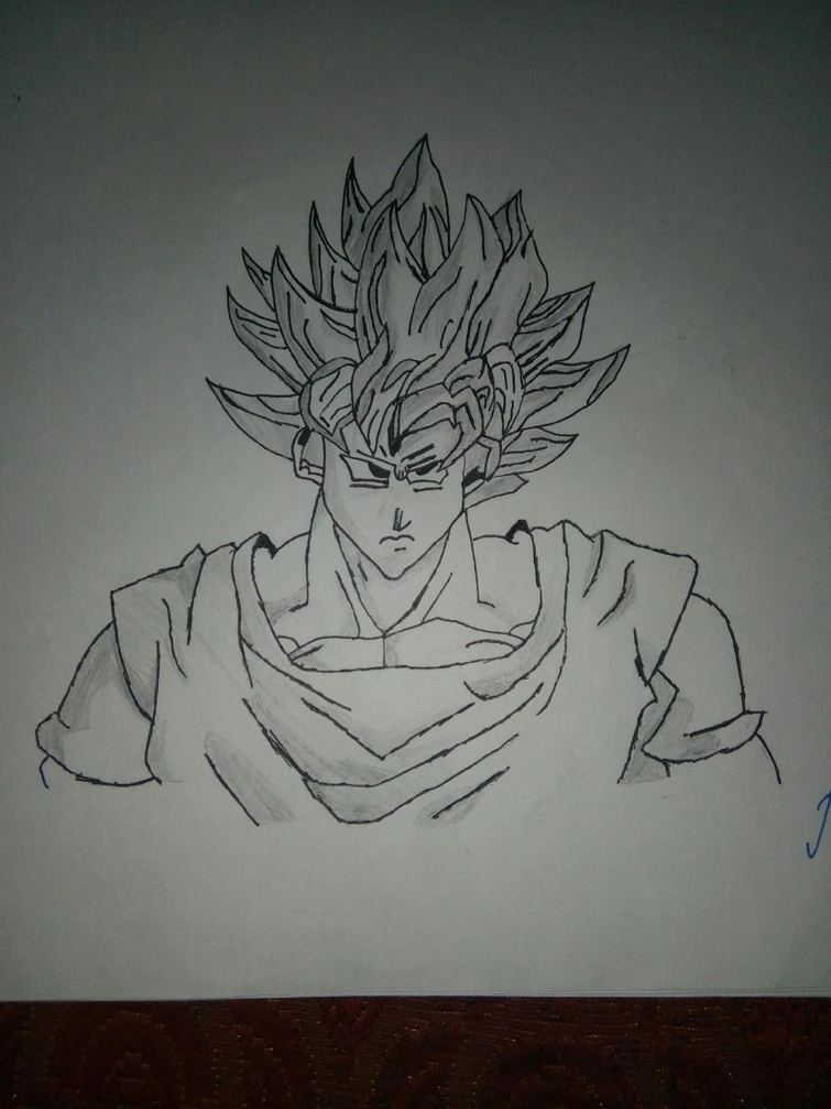 Goku Normal Drawing