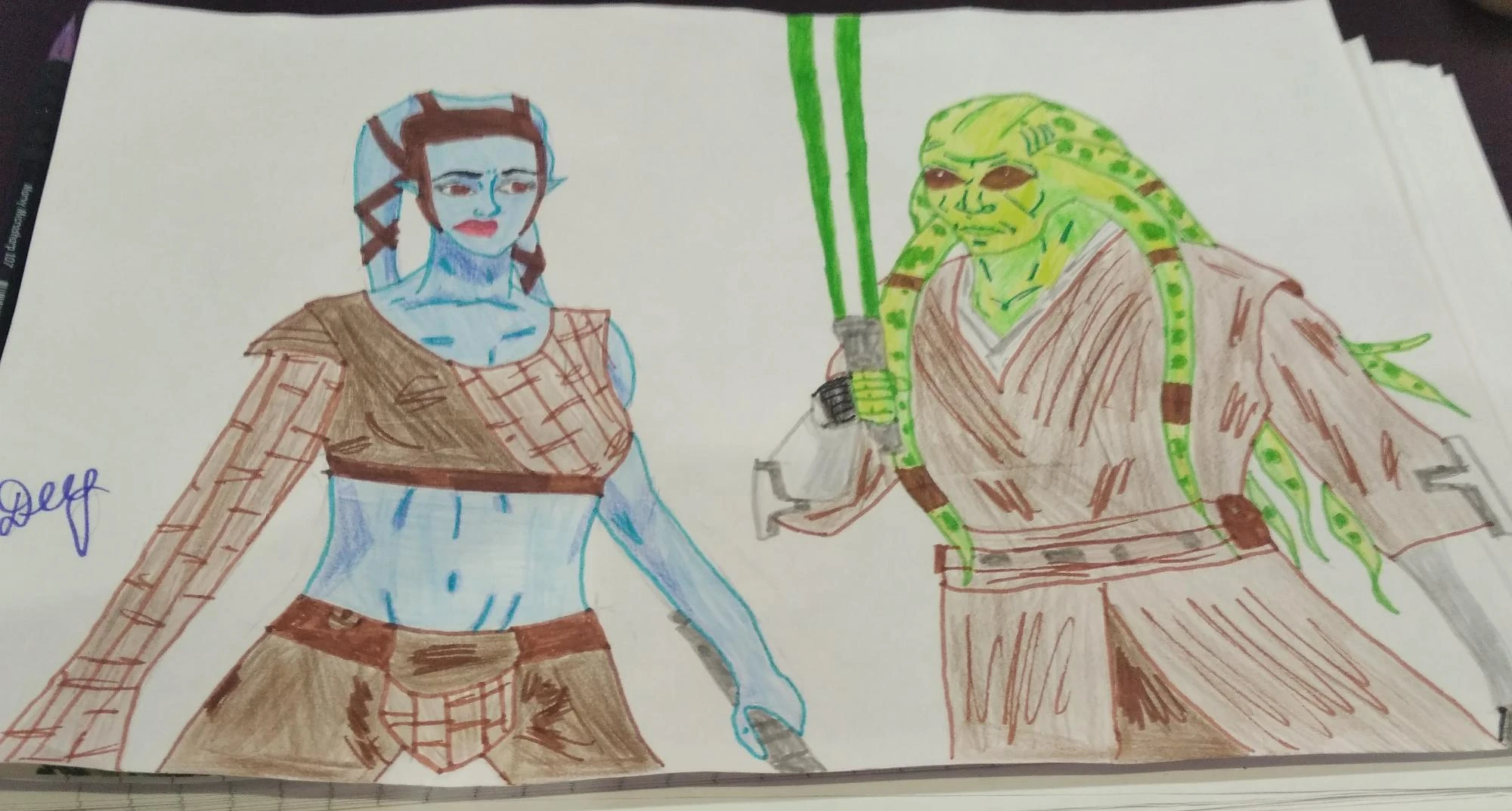 Aayla Secura and Kit Fisto fanart | Fandom