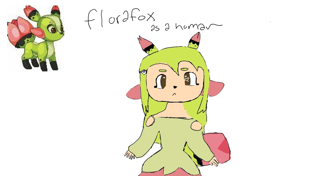 Florafox as a human! (Drawing prodigy pets as humans 1) | Fandom