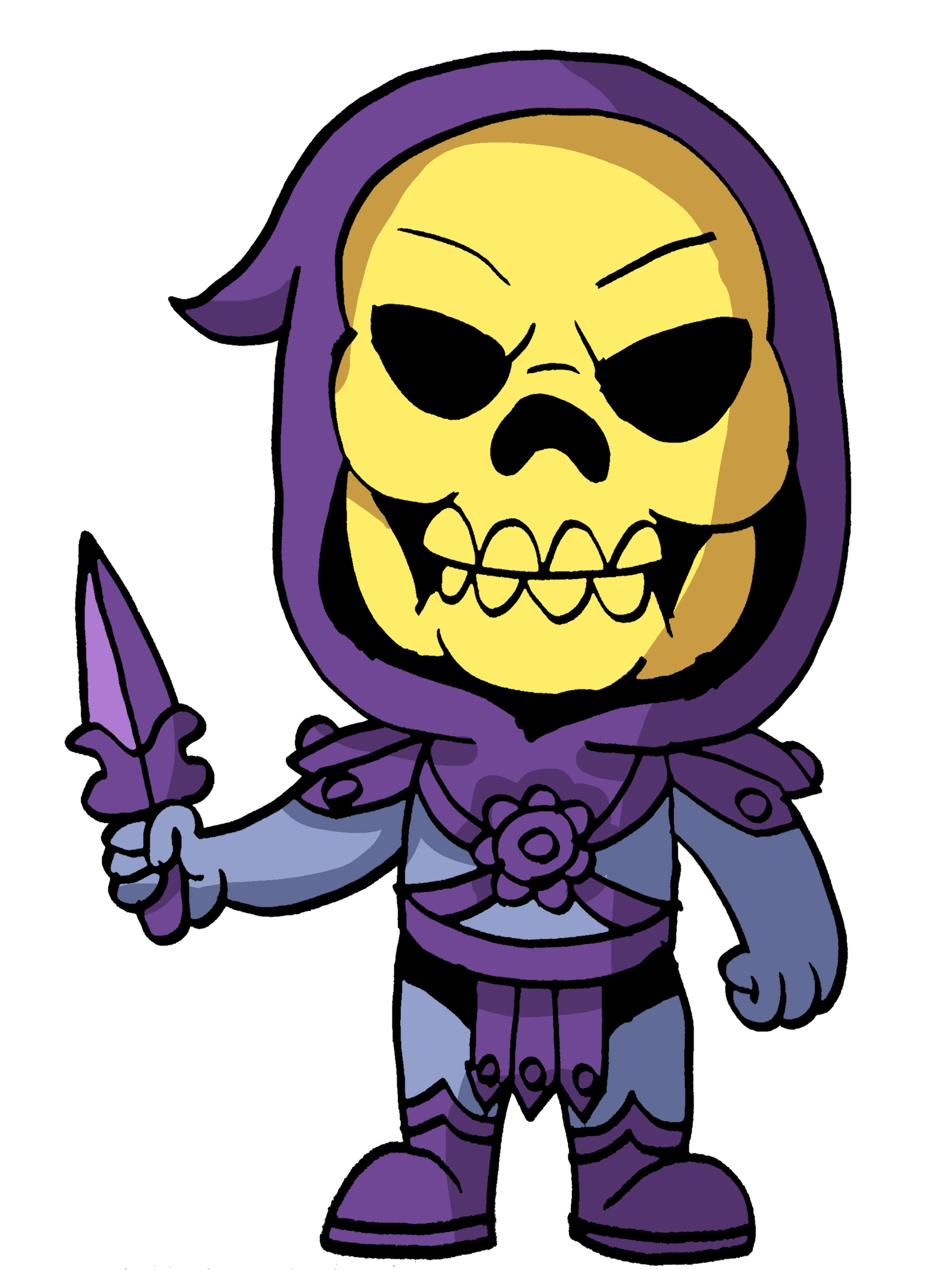 My drawing of Skeletor | Fandom
