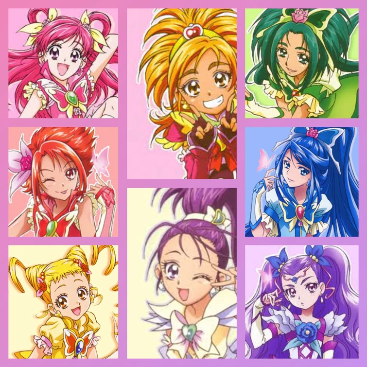a precure collage i made for the 20th anniversary | Fandom