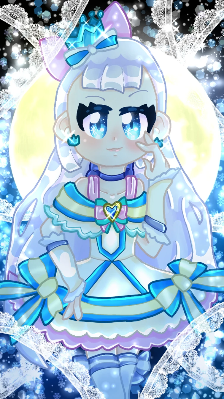 cure nyammy fanart 💙🤍🐈🐾 | Fandom