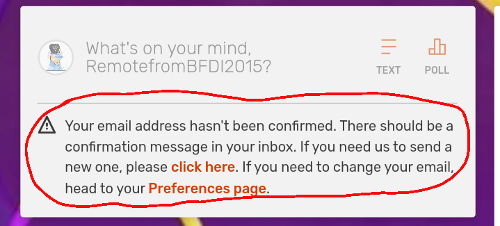 Email confirm SUCKSBANDCYCSFYYYFYFYDSSJSLFKDKS | Fandom