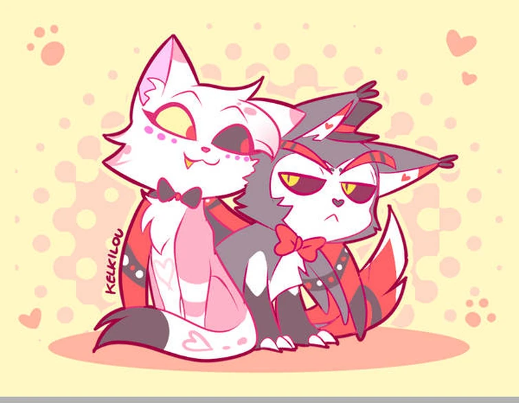 Kitty Angel Dust + Husker by Kelkilou | Fandom