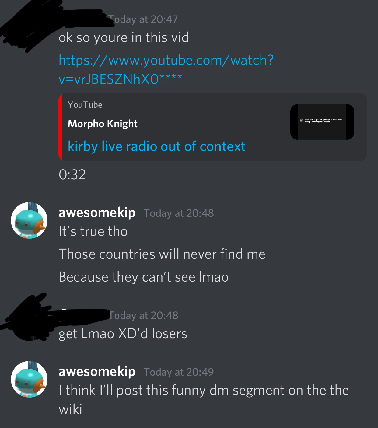 Funny discord dms with the mystery person again | Fandom