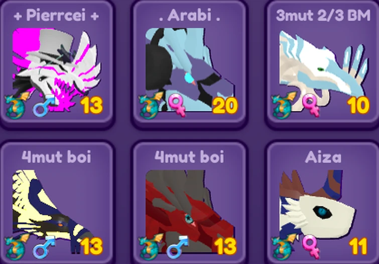 LF: Specific Dragons // Inventory Auction! | Fandom