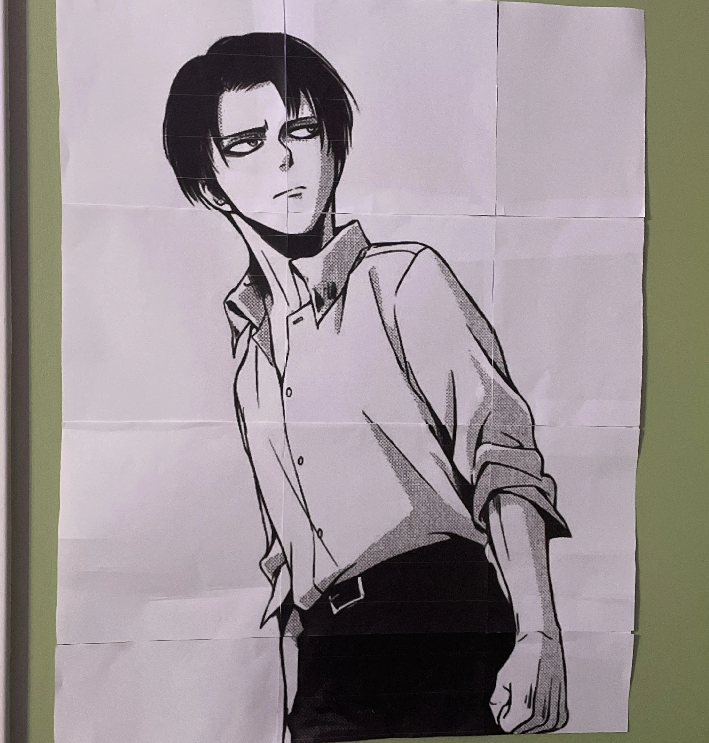 I made a Levi poster | Fandom