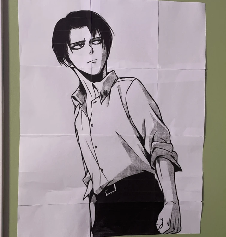 I made a Levi poster | Fandom