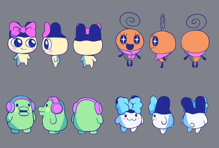 Mametchi With a Pink Bow Art | Fandom