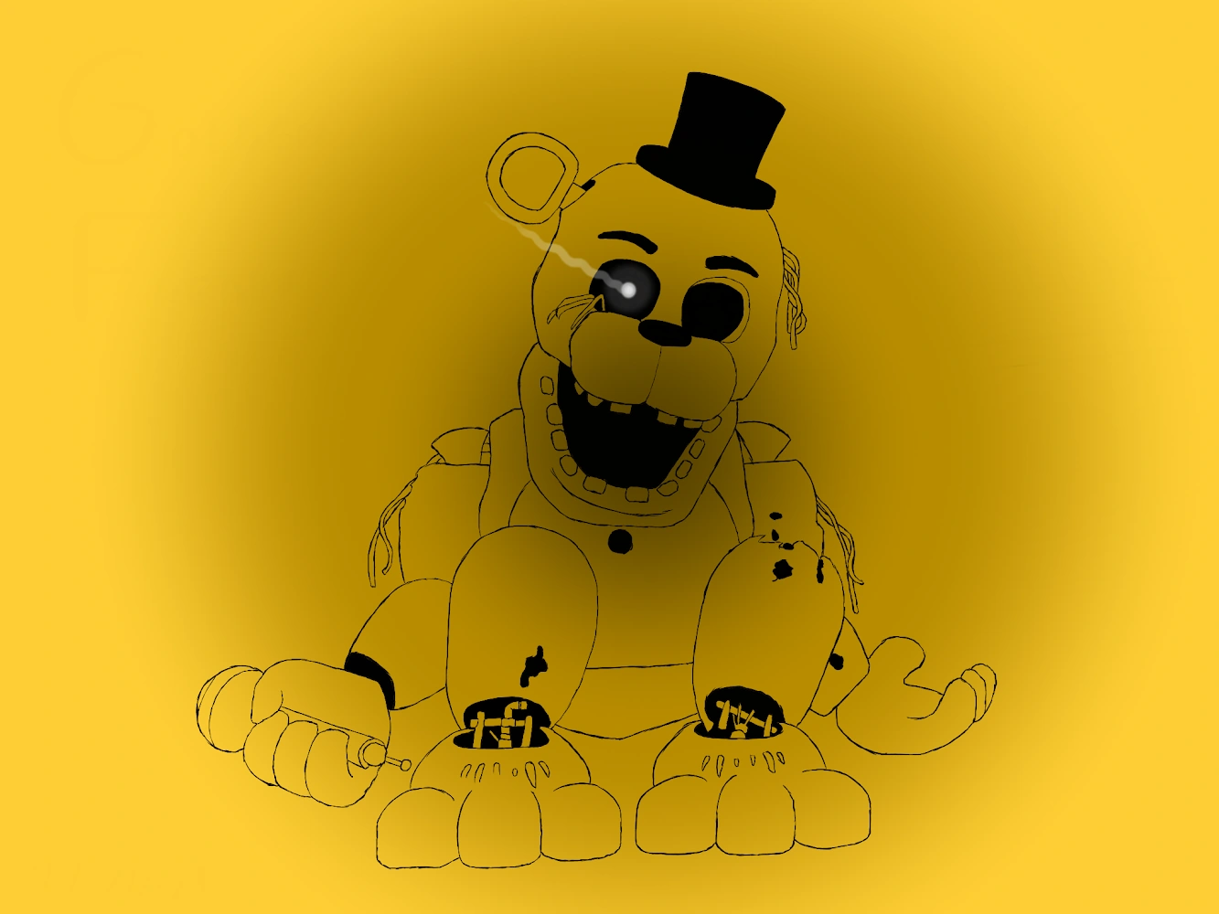 Golden Freddy FanArt | Fandom