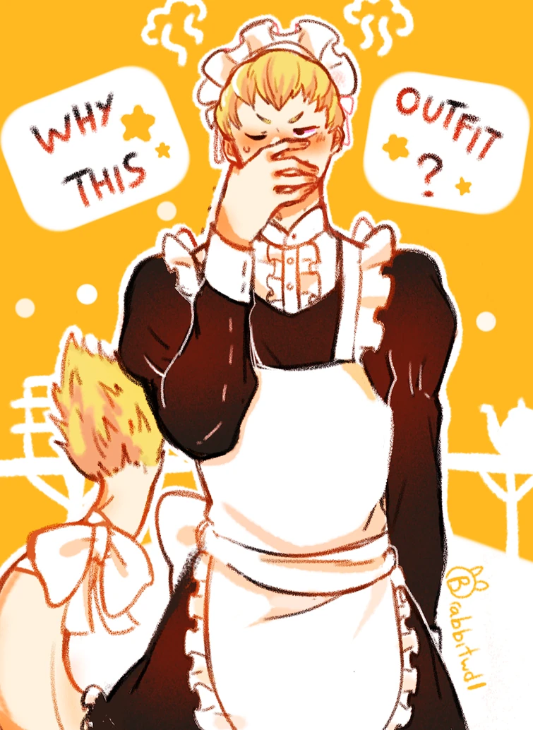 Bnha characters in a maid outfit | Fandom