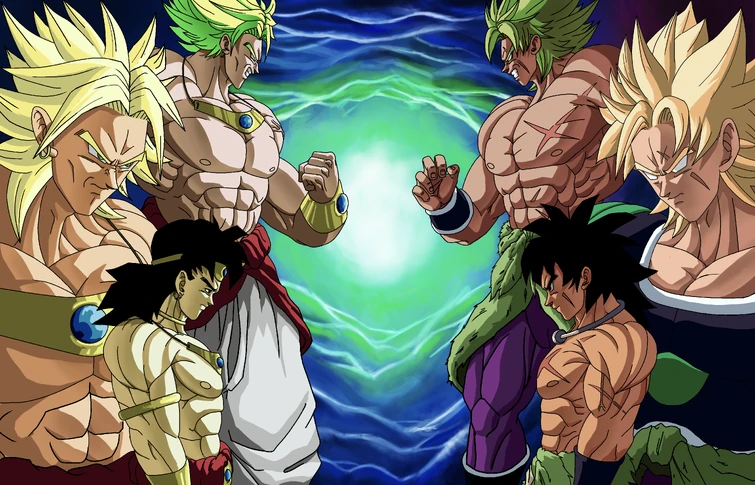 Dragon Ball Z Broly vs Dragon Ball Super Broly (Fanart.) | Fandom