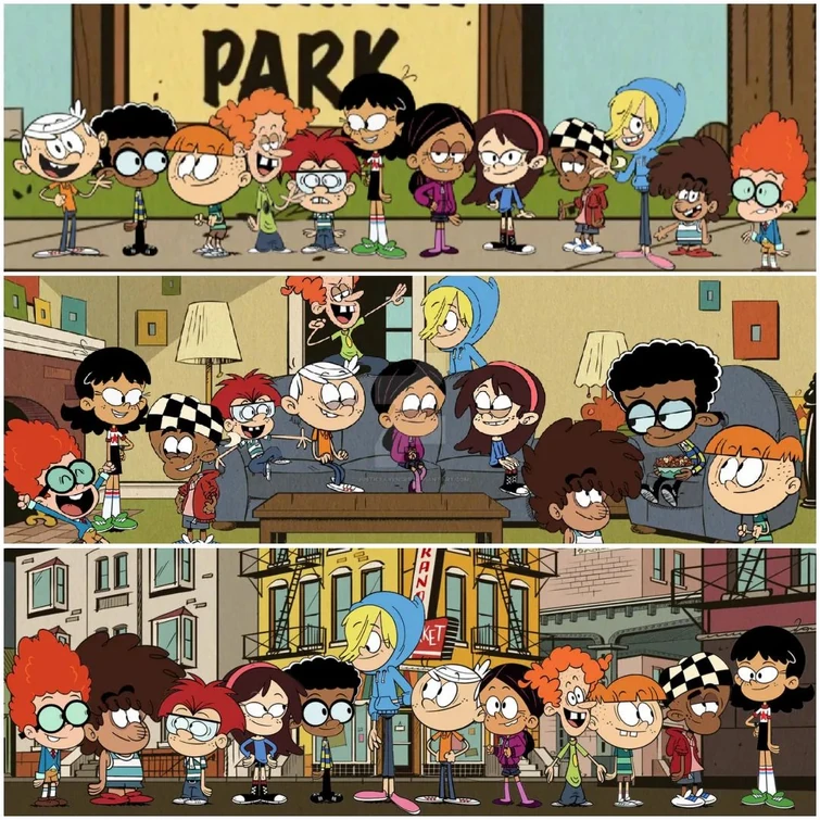 The Loud House & The Casagrandes: Picture Collages of The Two Best ...