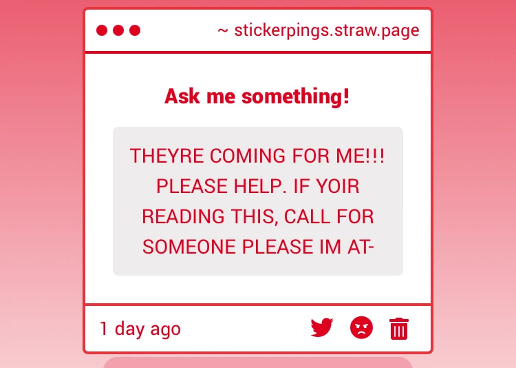 Stickerping strawpage. | Fandom