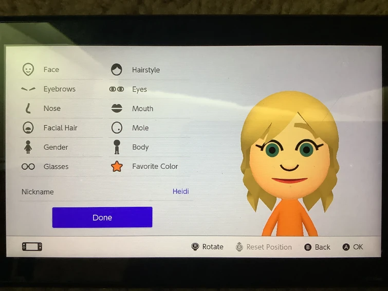 What do you think of my custom Mii Heidi? | Fandom