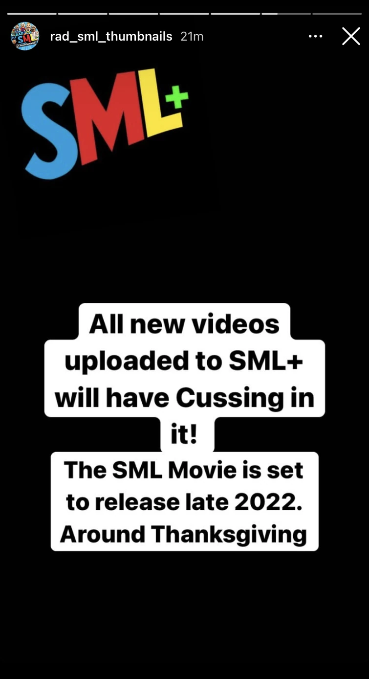SML Movie Releasing around Thanksgiving 2022 | Fandom