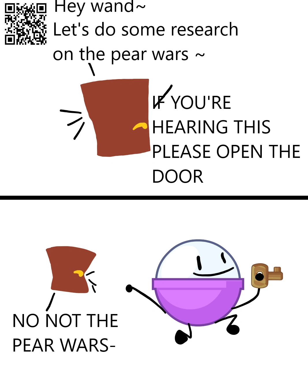 BFDI MINI MINI Short: PEAR WARS (slightly fixed) | Fandom