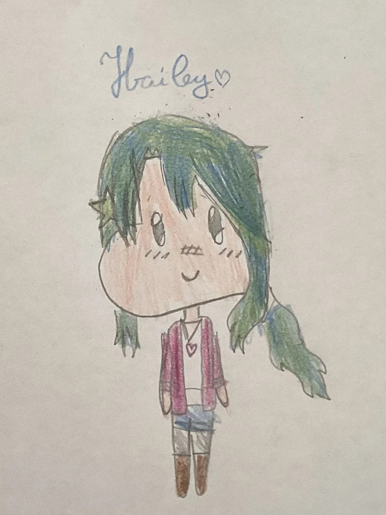 My little sis drew Hailey OwO | Fandom