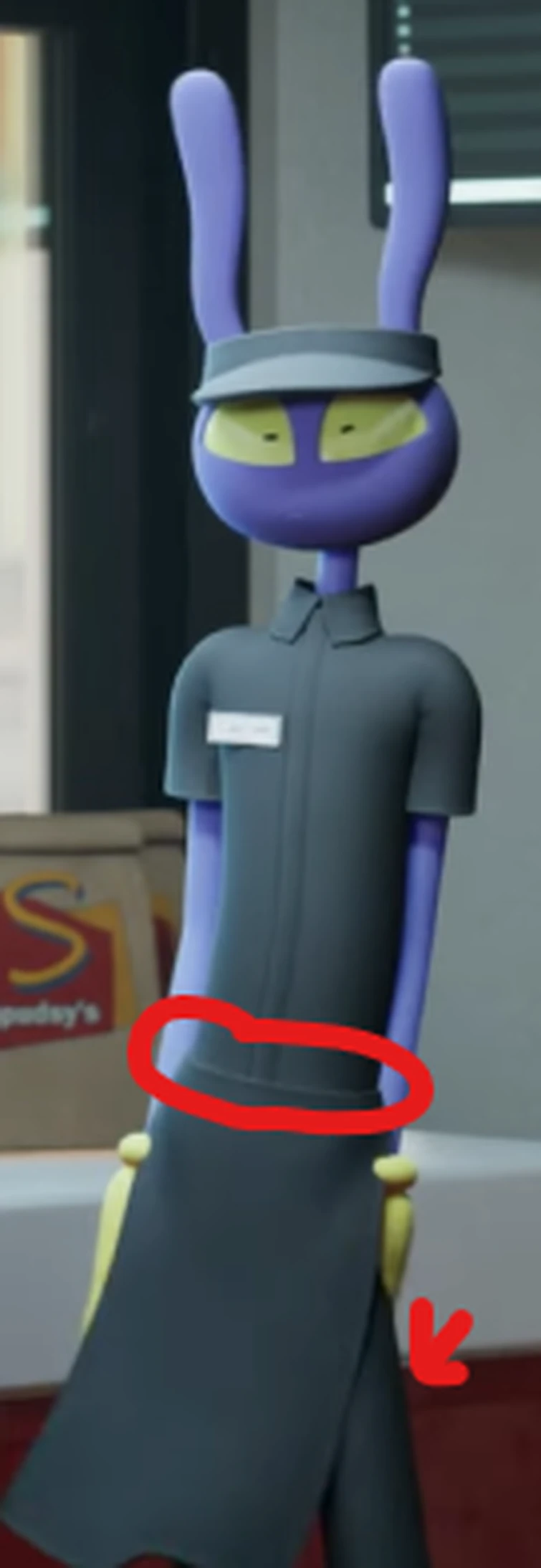 Jax in a production line worker dress | Fandom