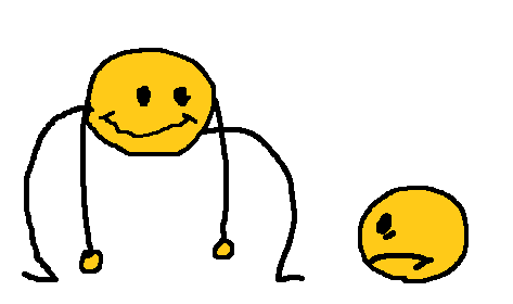 tried to draw a giggler but very poorly and with stick limbs | Fandom