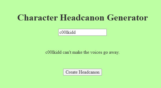 drawing random headcanon from the headcanon generator | Fandom