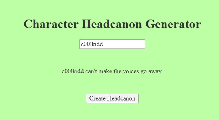drawing random headcanon from the headcanon generator | Fandom