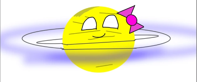 Not sure what else to do so saturn fan design i guess. | Fandom