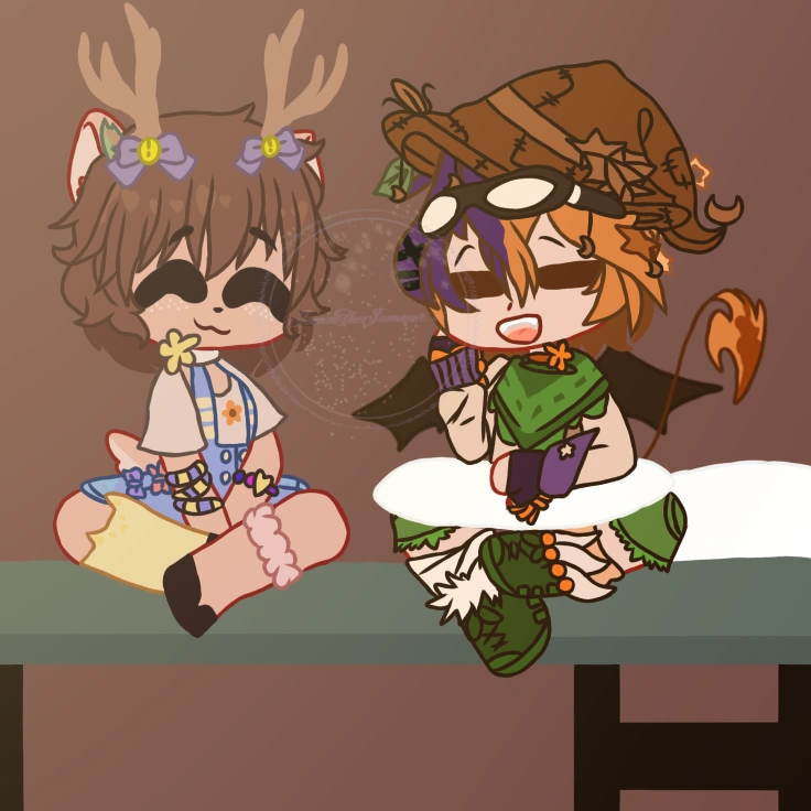 Platonic Jackolope (Jack x Dazzle) art cuz got bored- | Fandom