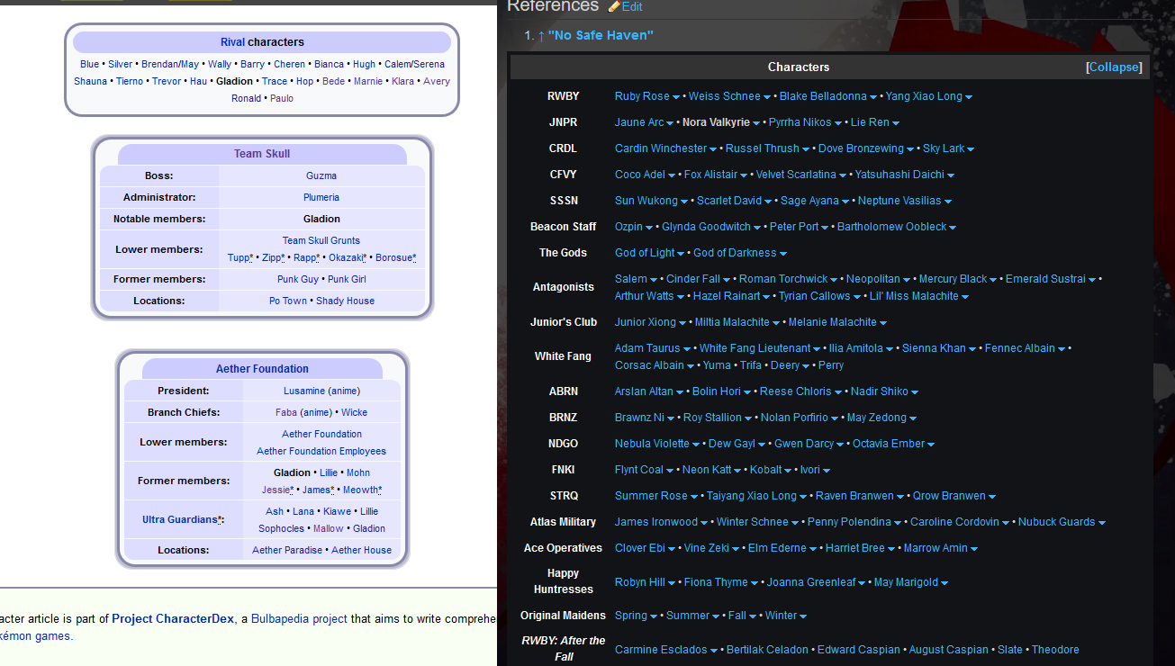 The wiki could have Navboxes | Fandom