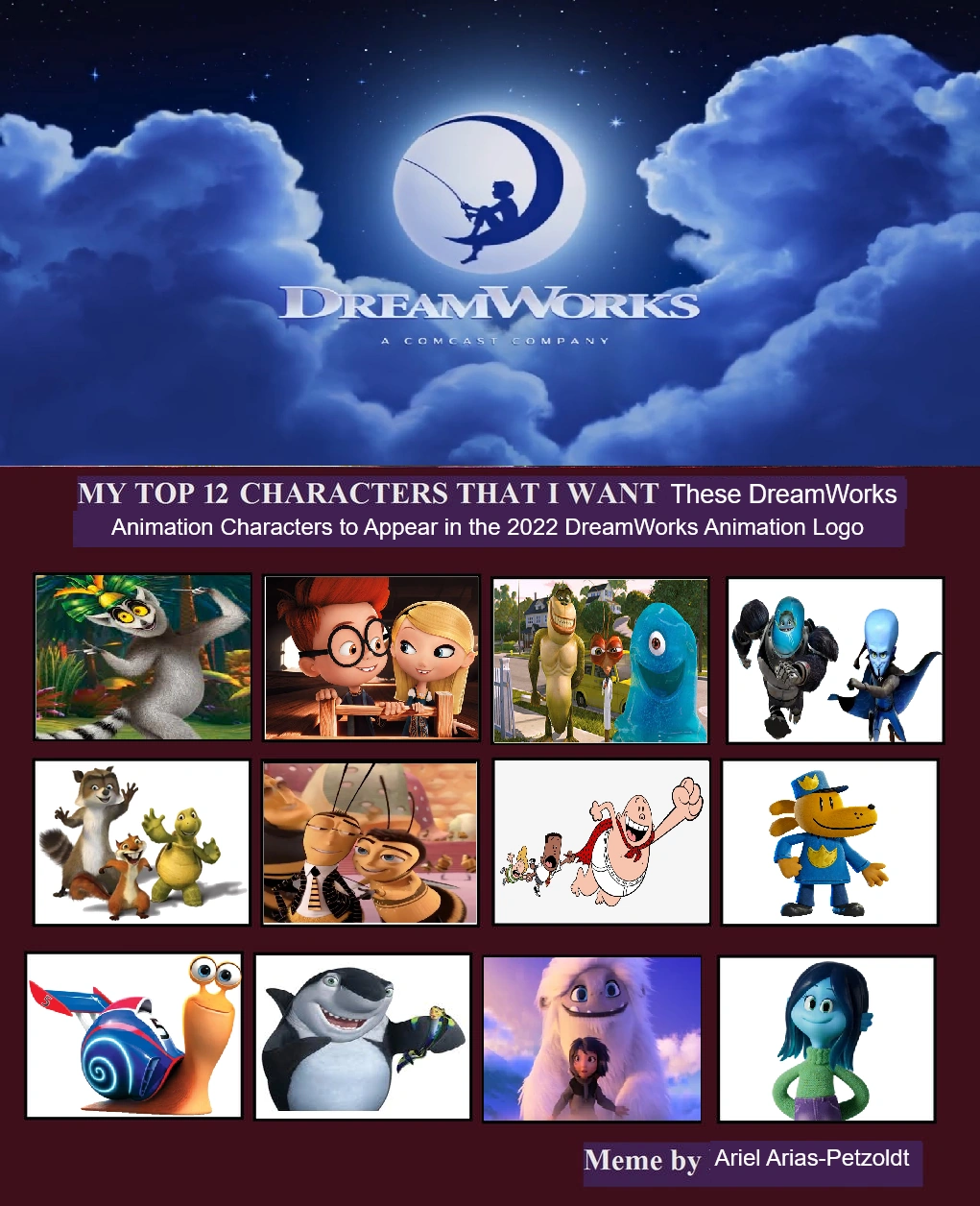 These DreamWorks Characters that I want them to appear in the ...