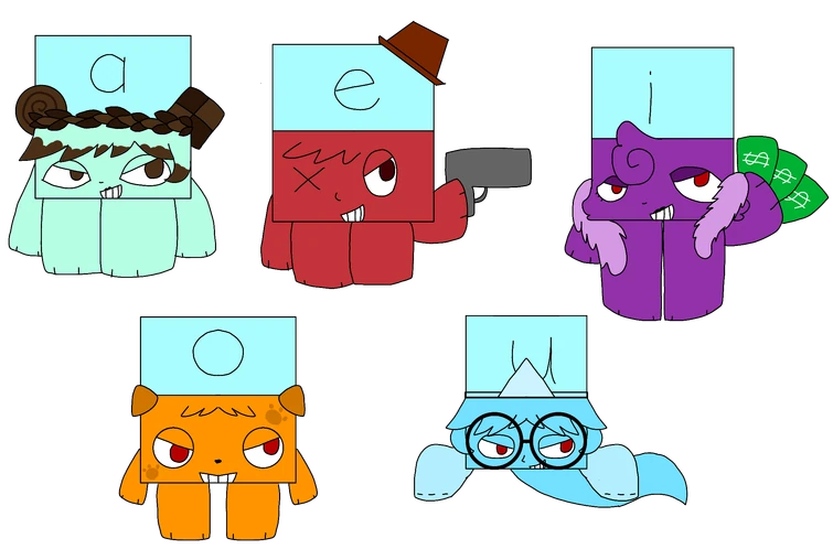 Alphablocks villain (Fanmade) Vowel-Naughties | Fandom