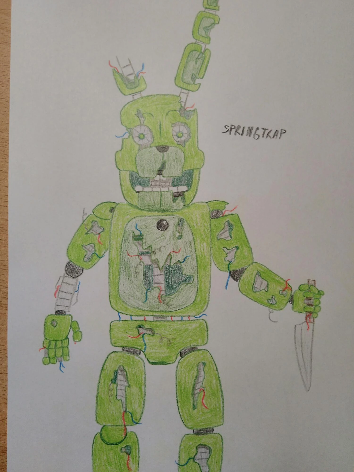 Springtrap from "In the flesh" story | Fandom