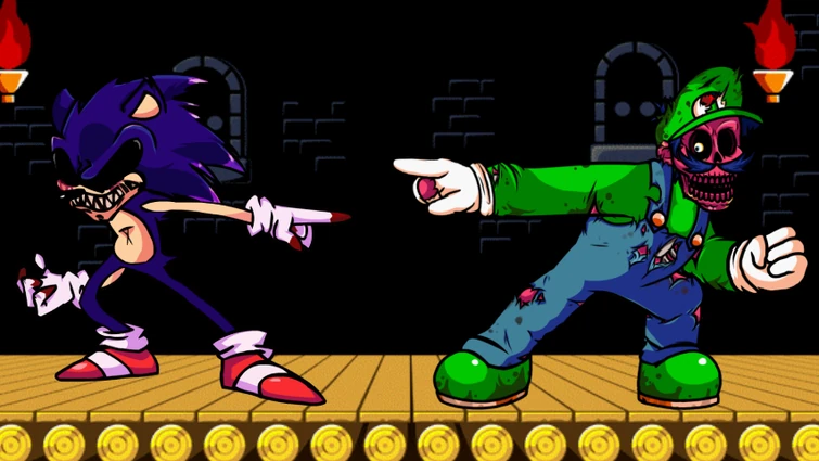 ihy luigi copying sonic.exe's left pose? | Fandom