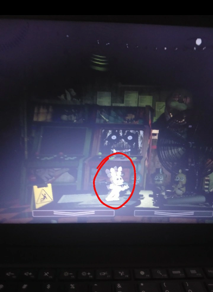 I Was Playing Ultimate Custom Night And I Saw White Rabbit From Fnaf ...