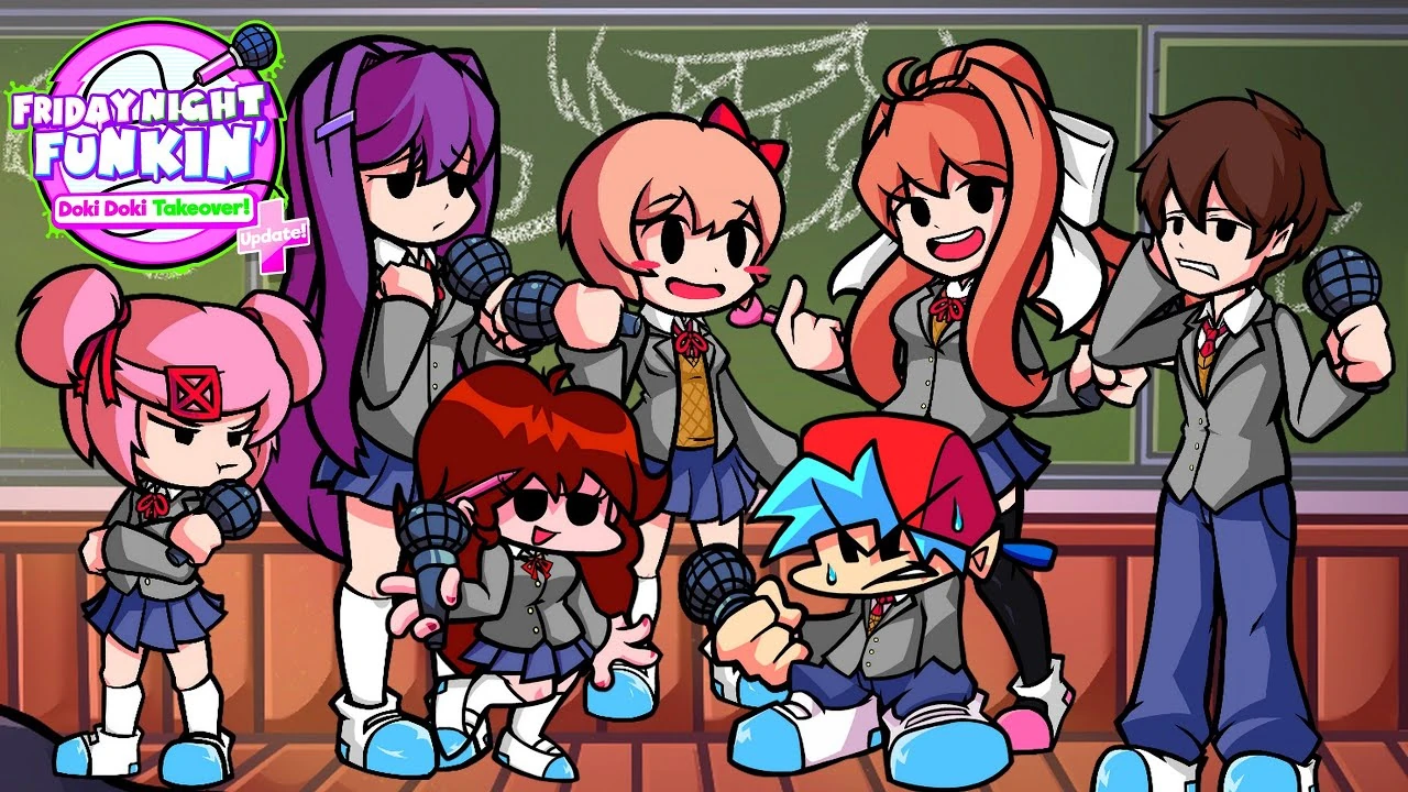 What Do You Think About The FNF Mod Doki Doki Takeover Plus? | Fandom