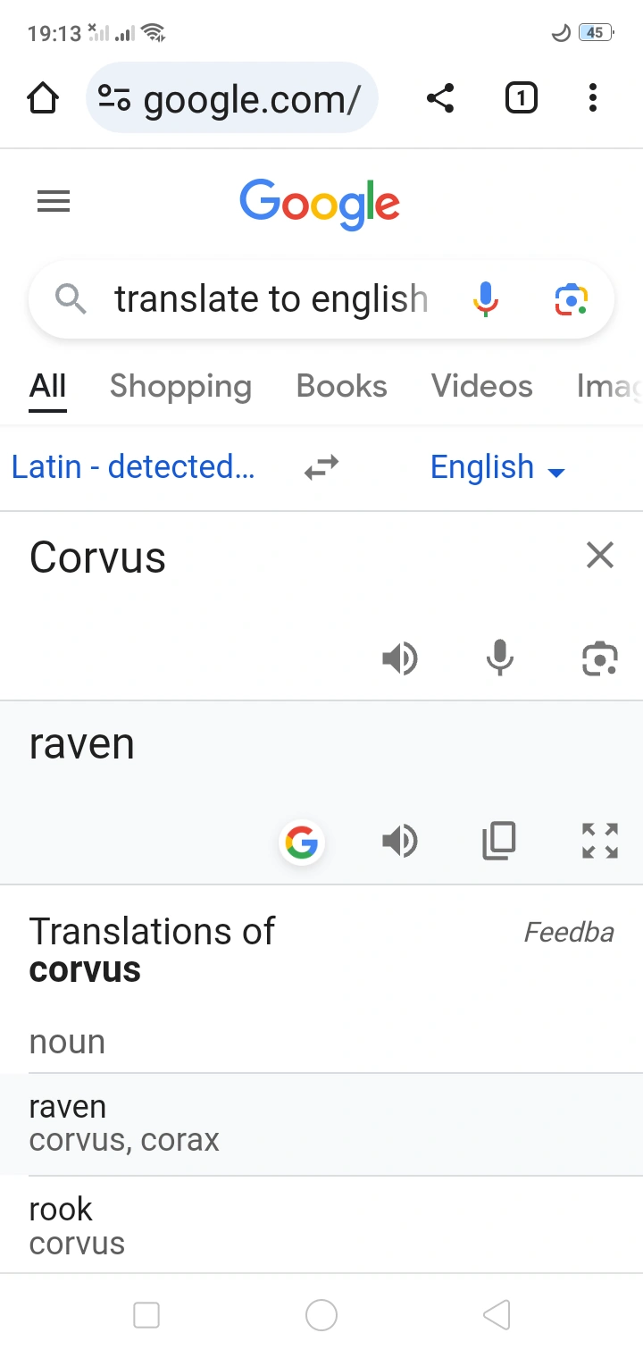 I translated corvus | Fandom