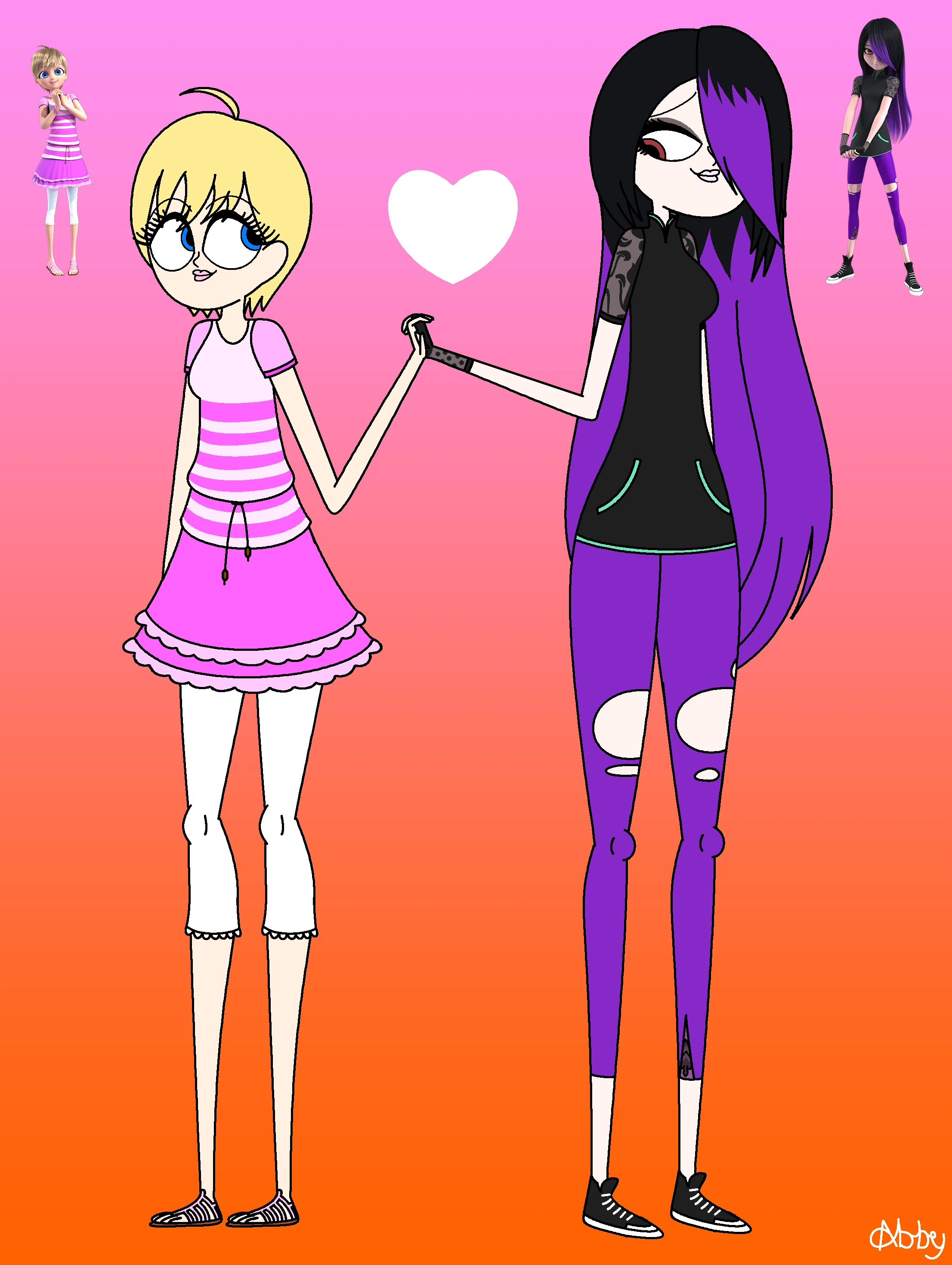 Rose and Juleka fanart. | Fandom