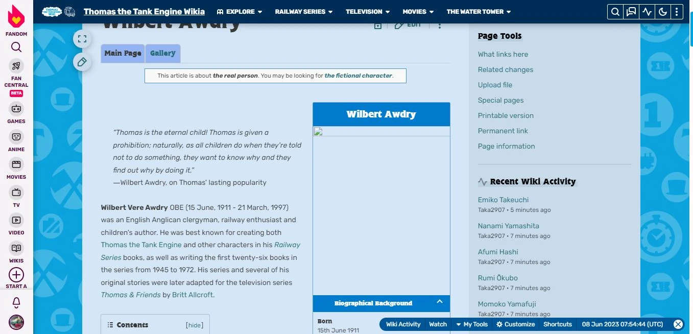 the wiki is broken (?) | Fandom
