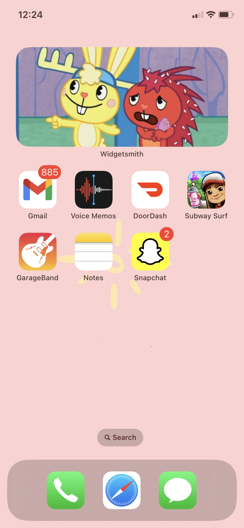 I made my phone kinda htf theme, but… | Fandom