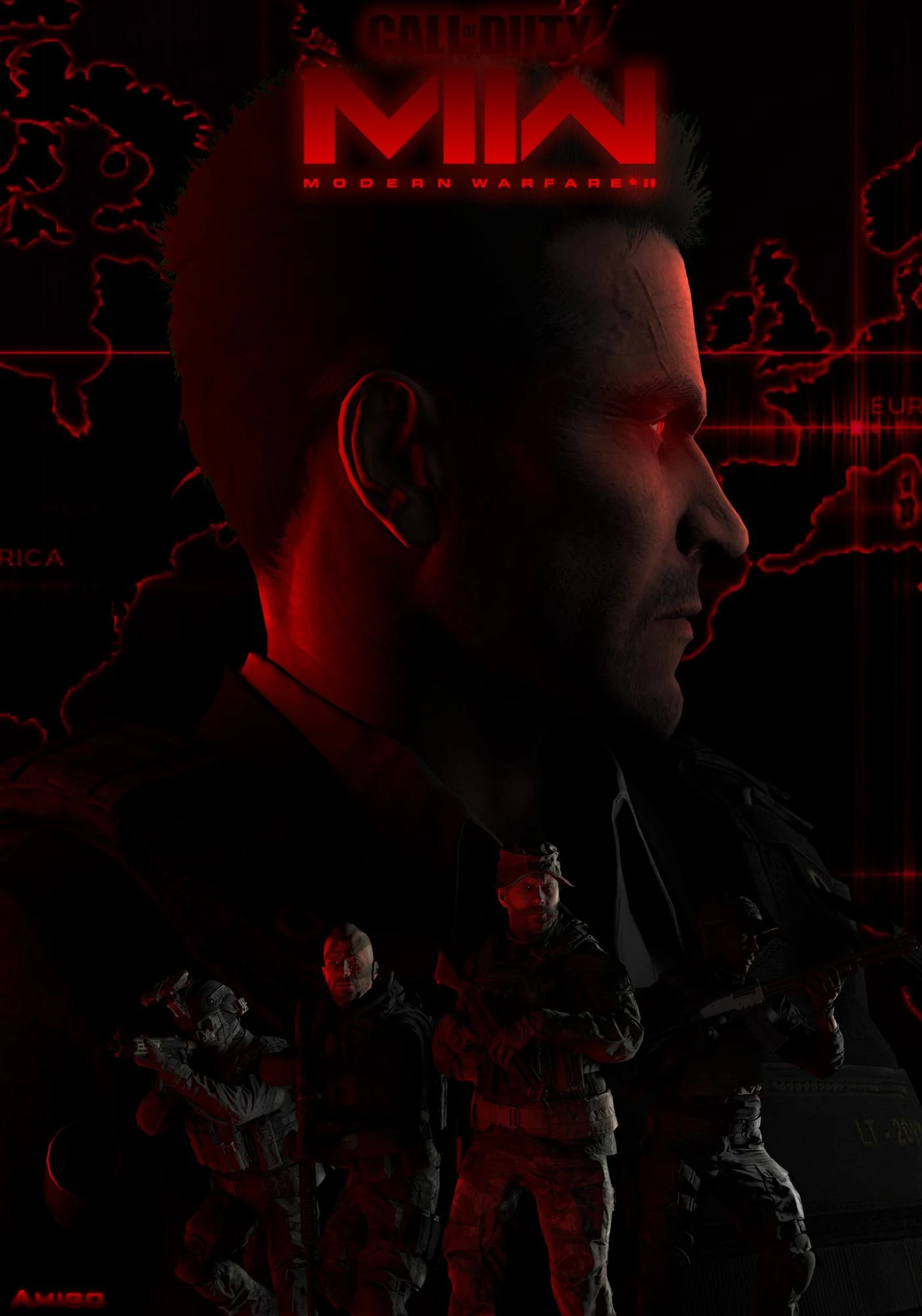 Digital poster fo MW2 (2022). | Fandom